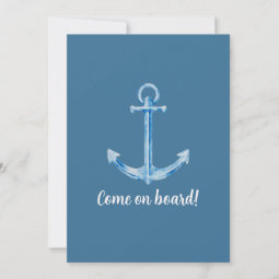 Retirement Party Sail Away Nautical Theme Invitation | Zazzle