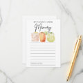 Retirement Party Share Your Favorite Work Memory Advice Card | Zazzle