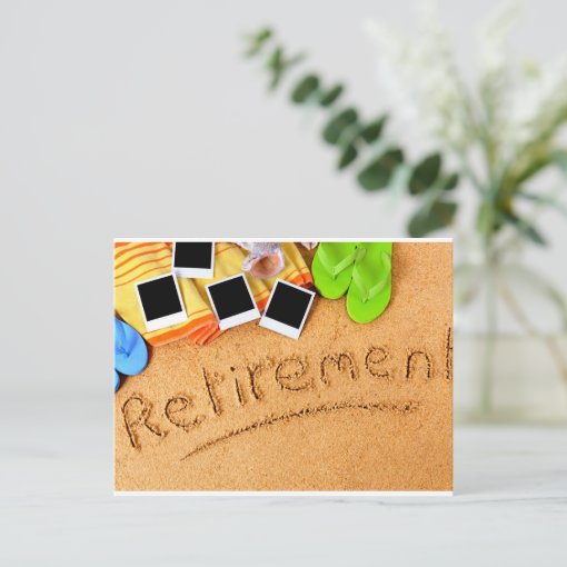 Retirement Postcard | Zazzle