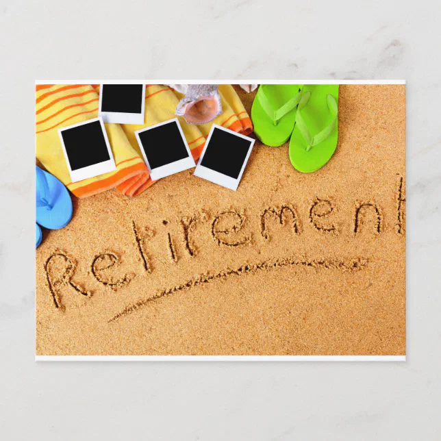 Retirement Postcard | Zazzle
