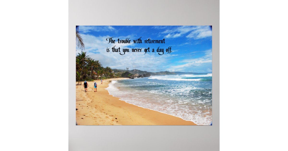 Retirement Poster | Zazzle