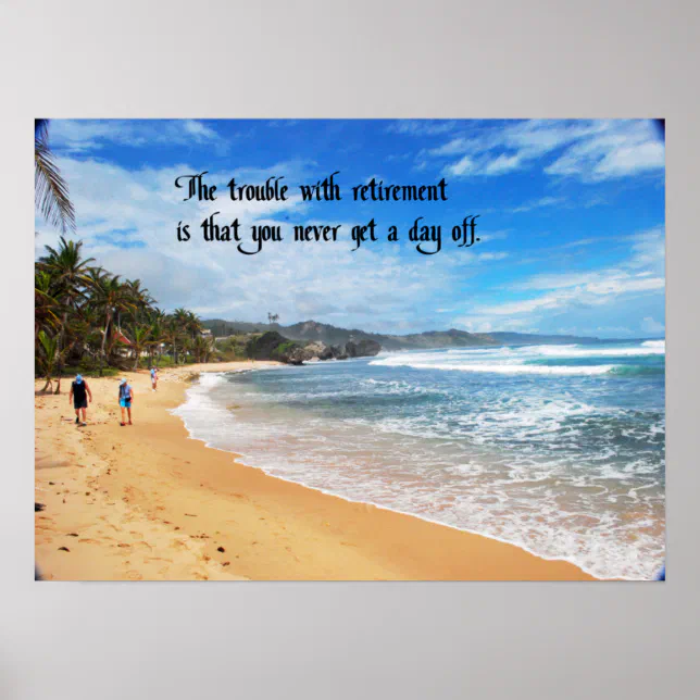 Retirement Poster | Zazzle
