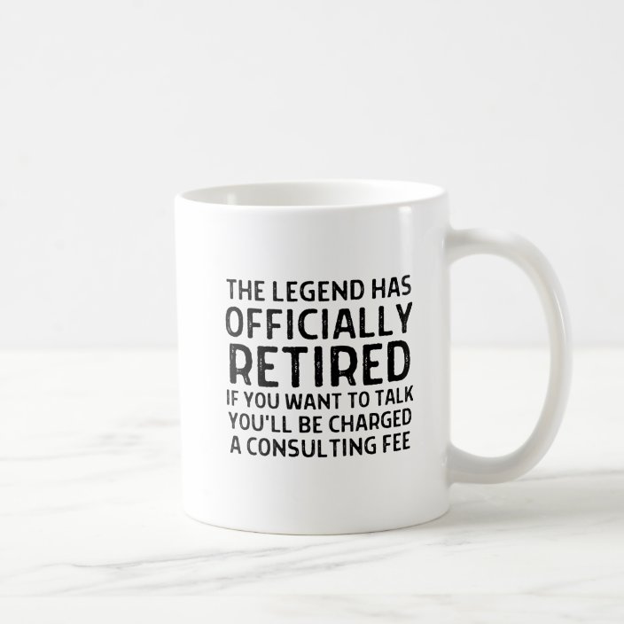 Retirement saying coffee mug | Zazzle.com