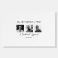Retirement Signature Board with Photos Guest Book | Zazzle