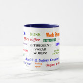 Retirement Swear Words Annoying Joke Classic Mug | Zazzle