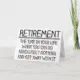 Retirement: Time to do Nothing Card | Zazzle