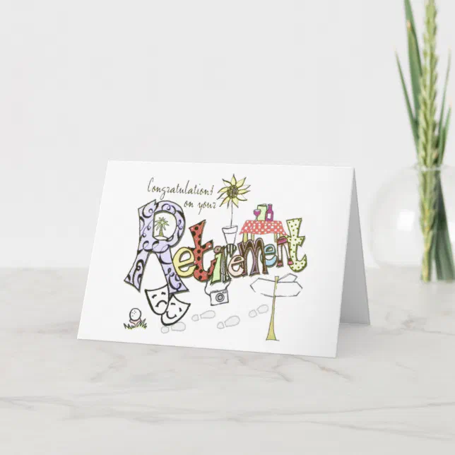 *RETIREMENT* TIME TO DO WHAT "YOU ENJOY" IN LIFE CARD | Zazzle