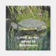 Retirement Turtle Photo with Reflection Nature Magnet | Zazzle