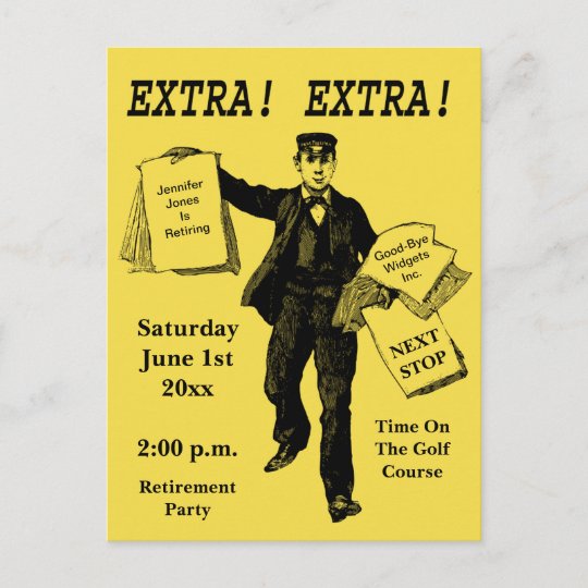 Retiring Retirement Save The Date Invitation Zazzle
