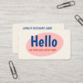 Retro 10 Punch Loyalty Card | Zazzle