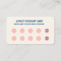 Retro 10 Punch Loyalty Card | Zazzle