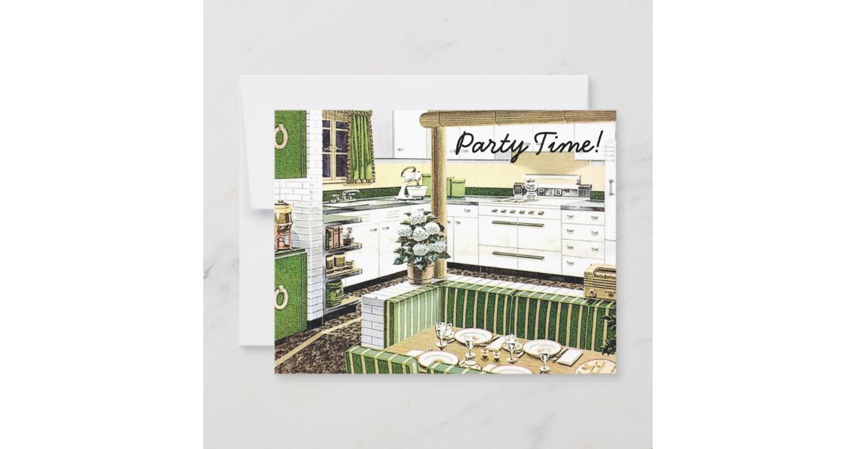 Retro 1940s Dinner Party Invitation | Zazzle