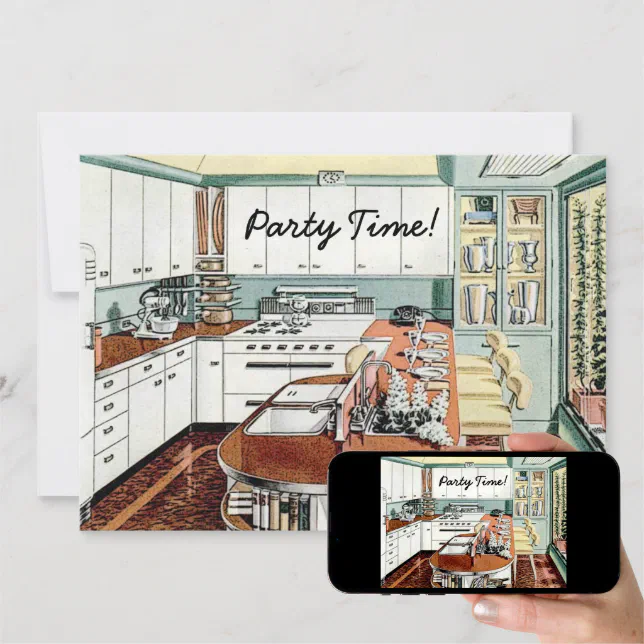 Retro 1940s Dinner Party Invitation | Zazzle