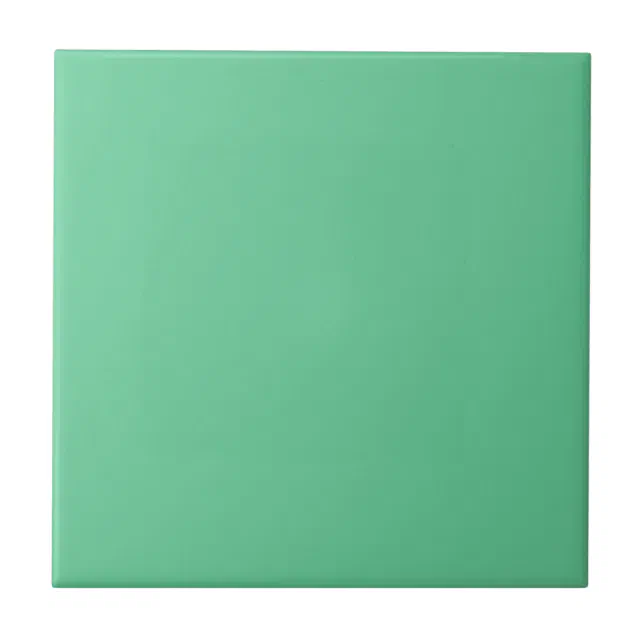 Retro 1940's era Popular Jade green mid-century Ceramic Tile | Zazzle