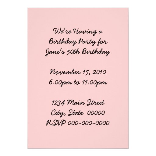 Retro 1950s Party Custom Invitations | CI4U