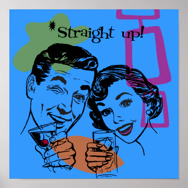 Retro 1950's Poster- Original art by Cindy Higby Poster | Zazzle