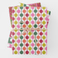 Retro 1970s Christmas Assortment Wrapping Paper Sheets | Zazzle