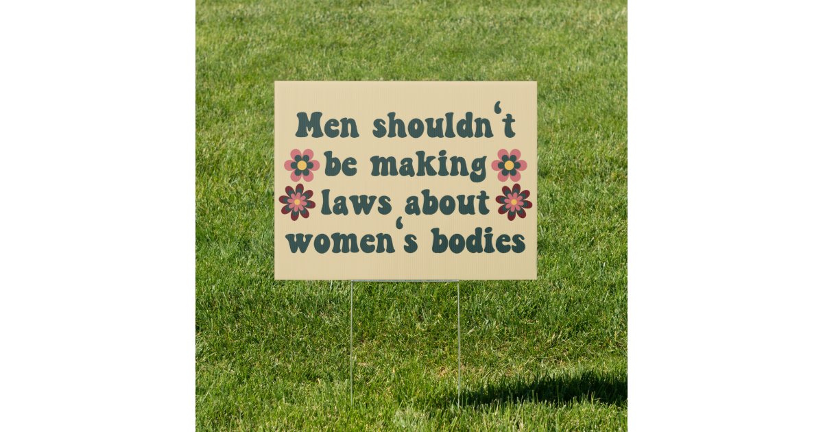 Retro 1970's Pro Choice Sign | Zazzle