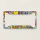 Retro 60s Peace Symbol Love License Plate Frame | Zazzle