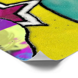 Retro 60s Psychedelic Sunshine Eagle Print Poster | Zazzle