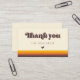 Retro 60s Vintage Thank you for your order card | Zazzle