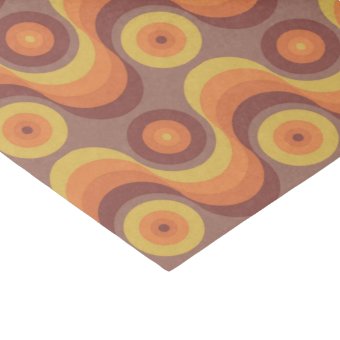 Retro/70s Pattern Tissue Paper | Zazzle