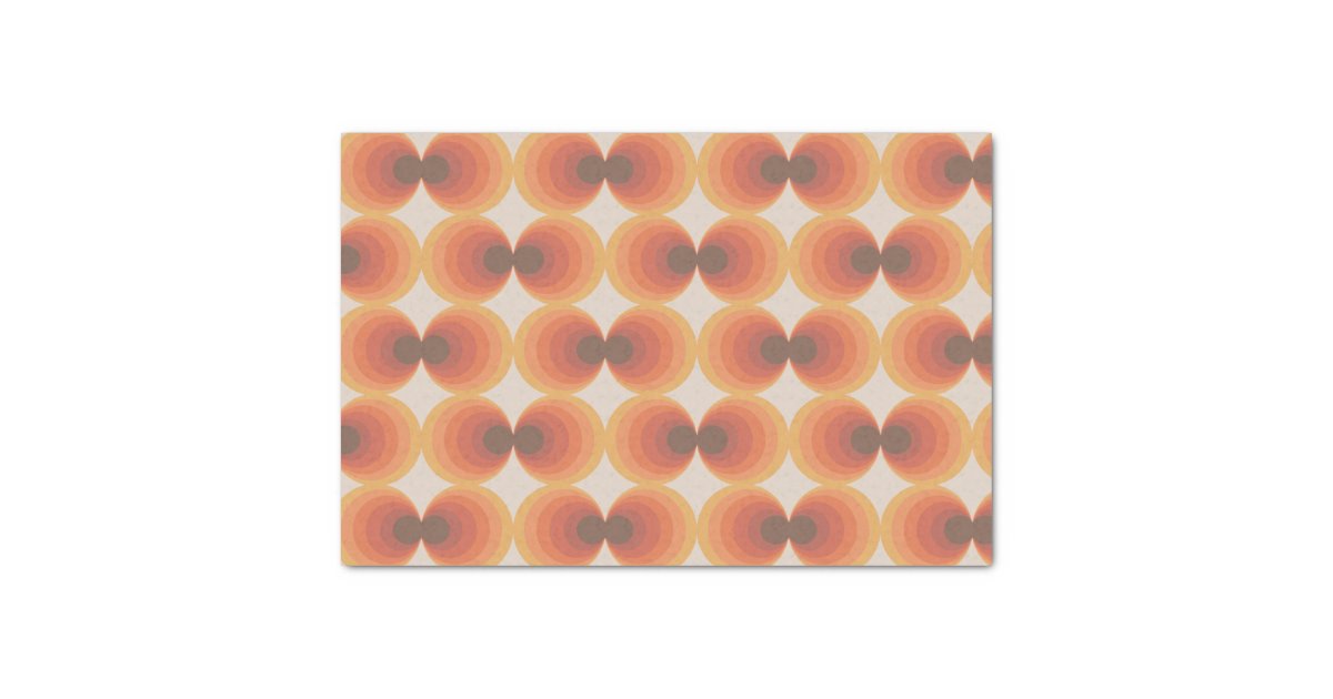 Retro 70s Print Tissue Paper | Zazzle