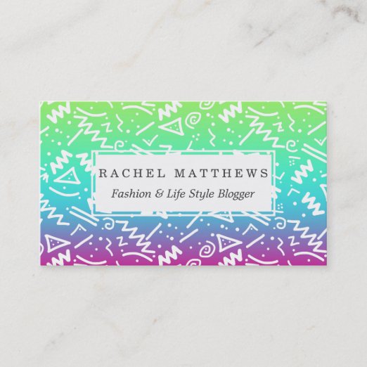 90s Business Cards - Business Card Printing | Zazzle