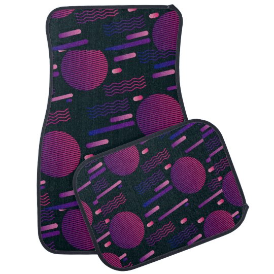 Retro 80's car floor mat | Zazzle