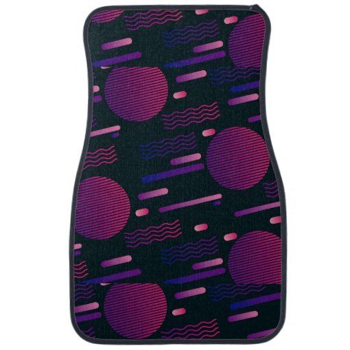 Retro 80's car floor mat | Zazzle