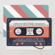 Retro 80's Cassette Tape Music Red Graduation Invitation | Zazzle