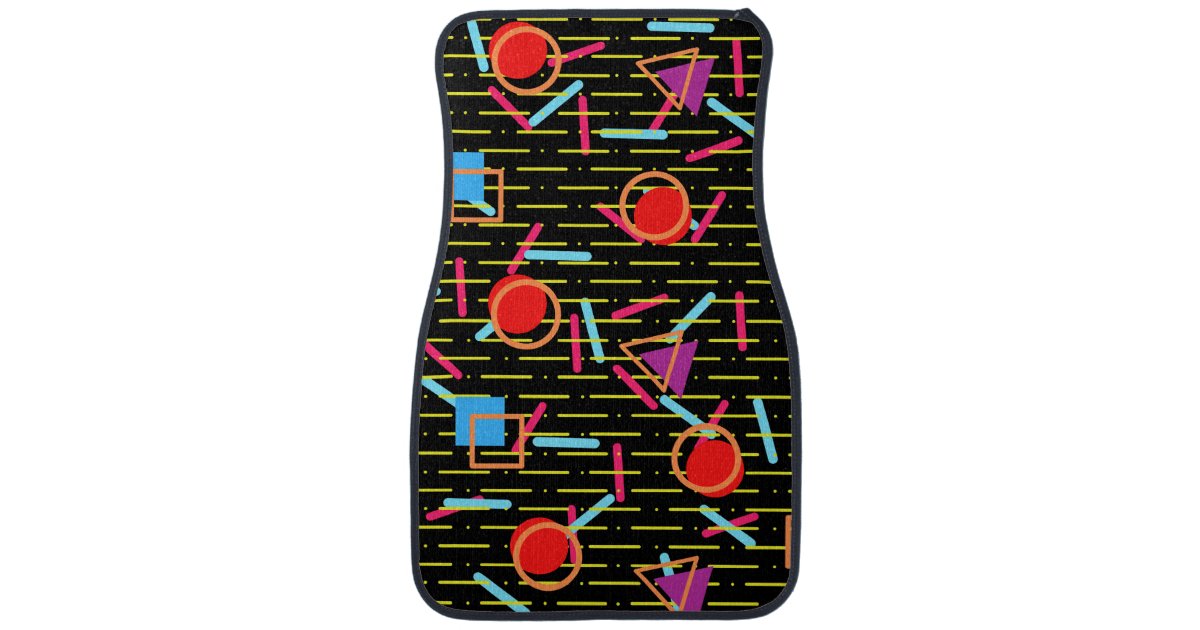 Retro 90s Nostalgic Floor Car Mats | Zazzle