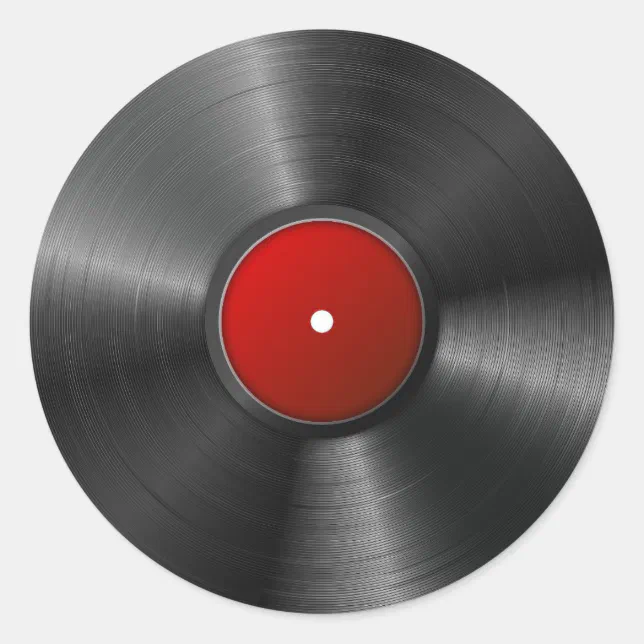Retro Album Classic Round Sticker | Zazzle