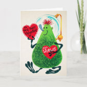 Retro Alien Valentine's Day Card | Zazzle