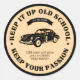 Retro and vintage cars classic round sticker | Zazzle