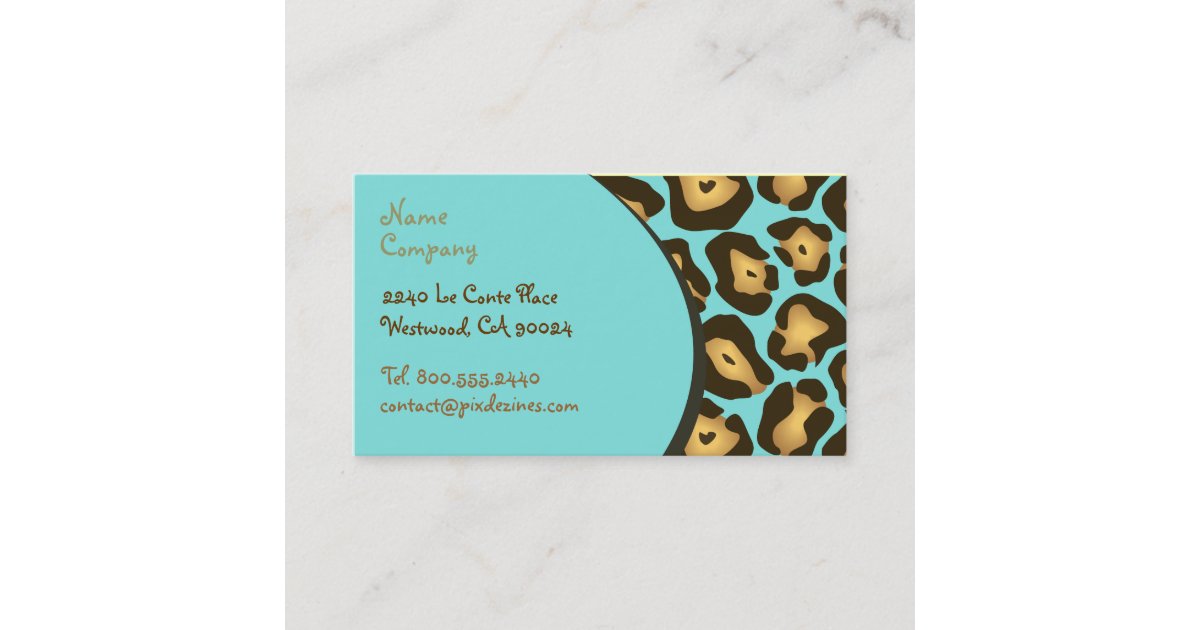 Retro Animal pattern profile cards | Zazzle