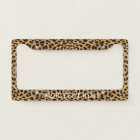 Leopard Print License Plate Frame | Zazzle.com