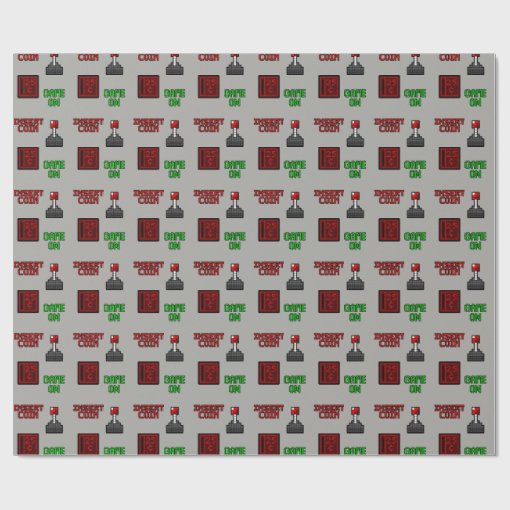 Retro Arcade Wrapping Paper | Zazzle