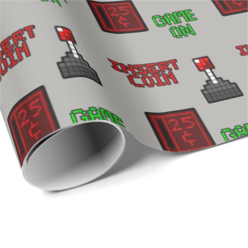 Retro Arcade Wrapping Paper | Zazzle