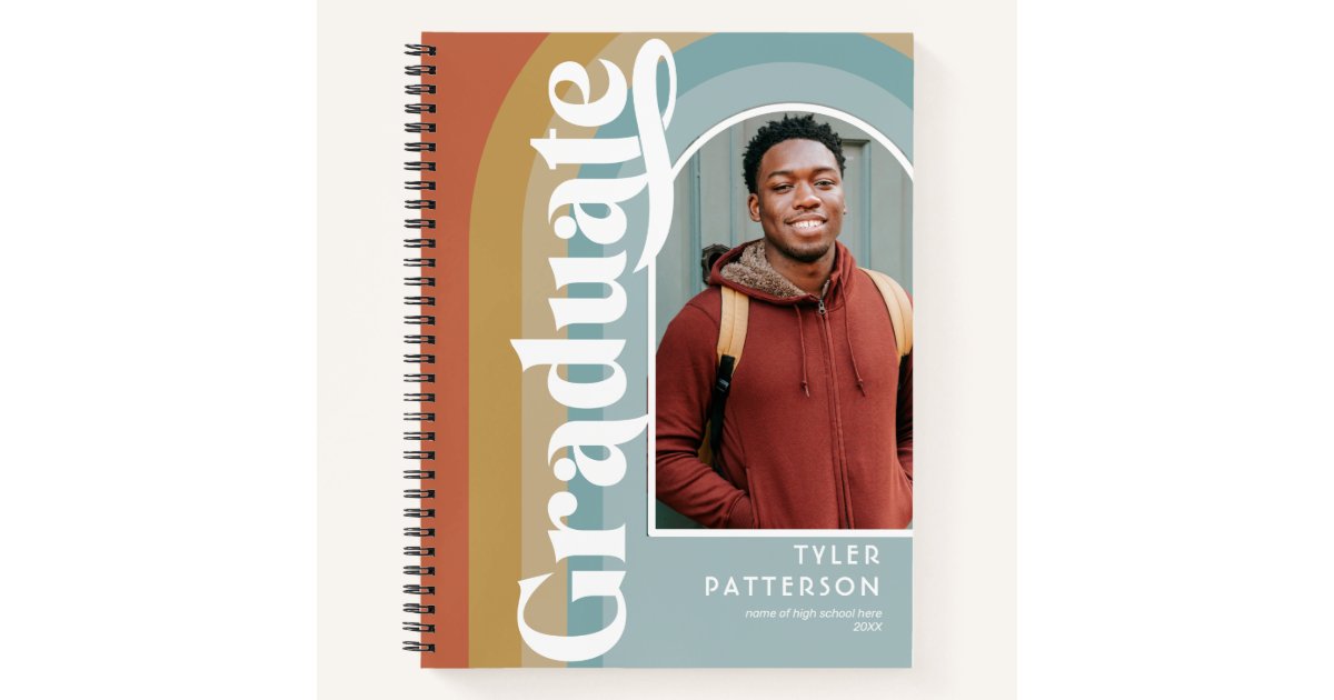 Retro Arch Photo 2026 Graduation Leavers Book | Zazzle