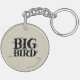 Retro Art Big Bird Keychain | Zazzle