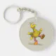 Retro Art Big Bird Keychain | Zazzle