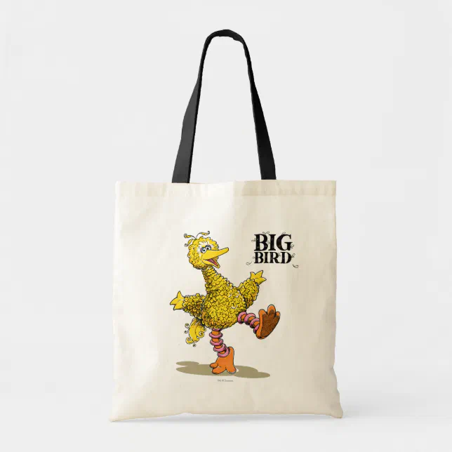 Retro Art Big Bird Tote Bag | Zazzle