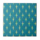 Retro Atomic Age Star Pattern Ceramic Tile | Zazzle