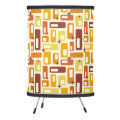 Retro Atomic Capsules Starburst Pattern Tripod Lamp | Zazzle