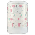 Retro Atomic Pink Pattern Igloo Beverage Cooler | Zazzle