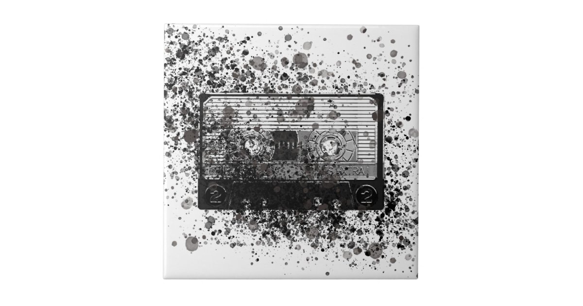 Retro Audio Cassette Ceramic Tile | Zazzle
