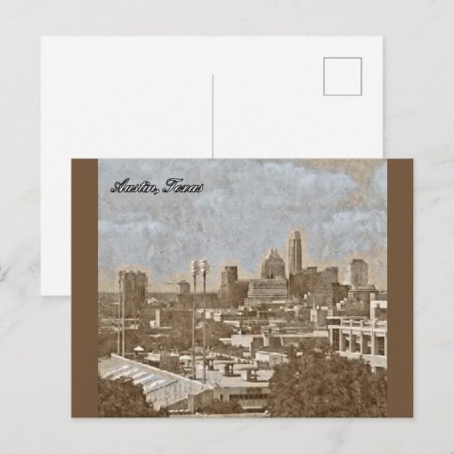 Retro Austin Texas Postcard | Zazzle