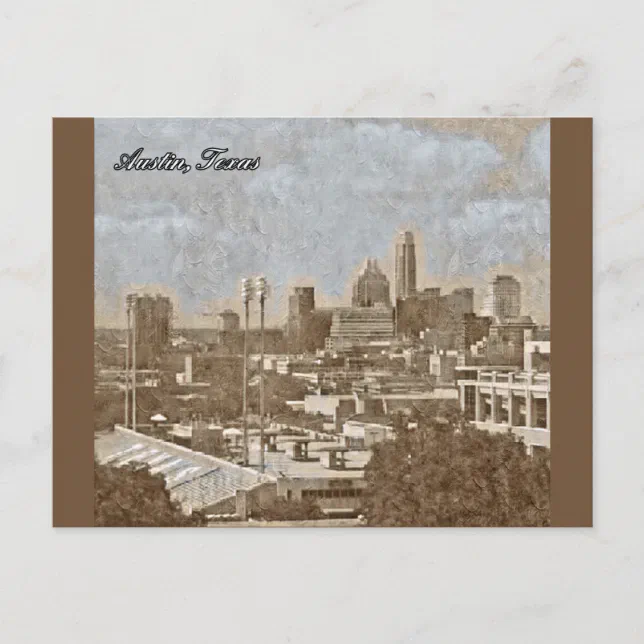Retro Austin Texas Postcard | Zazzle