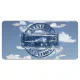 Retro Aviation Art License Plate | Zazzle